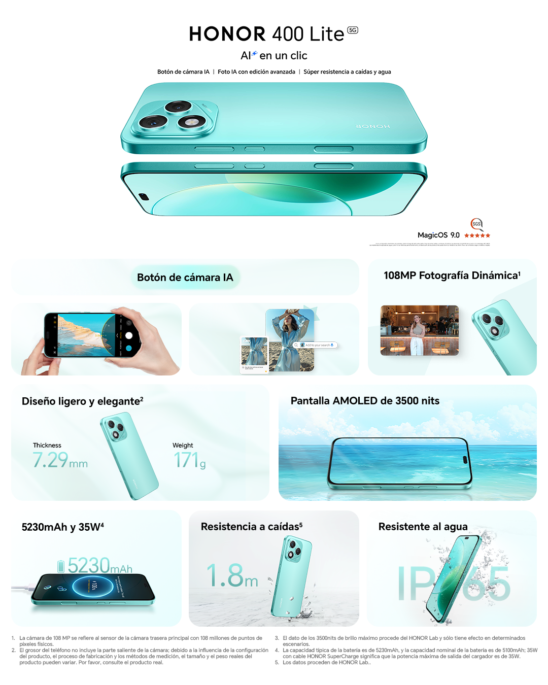 HONOR 400 Lite 8GB+256GB - HONOR Guatemala